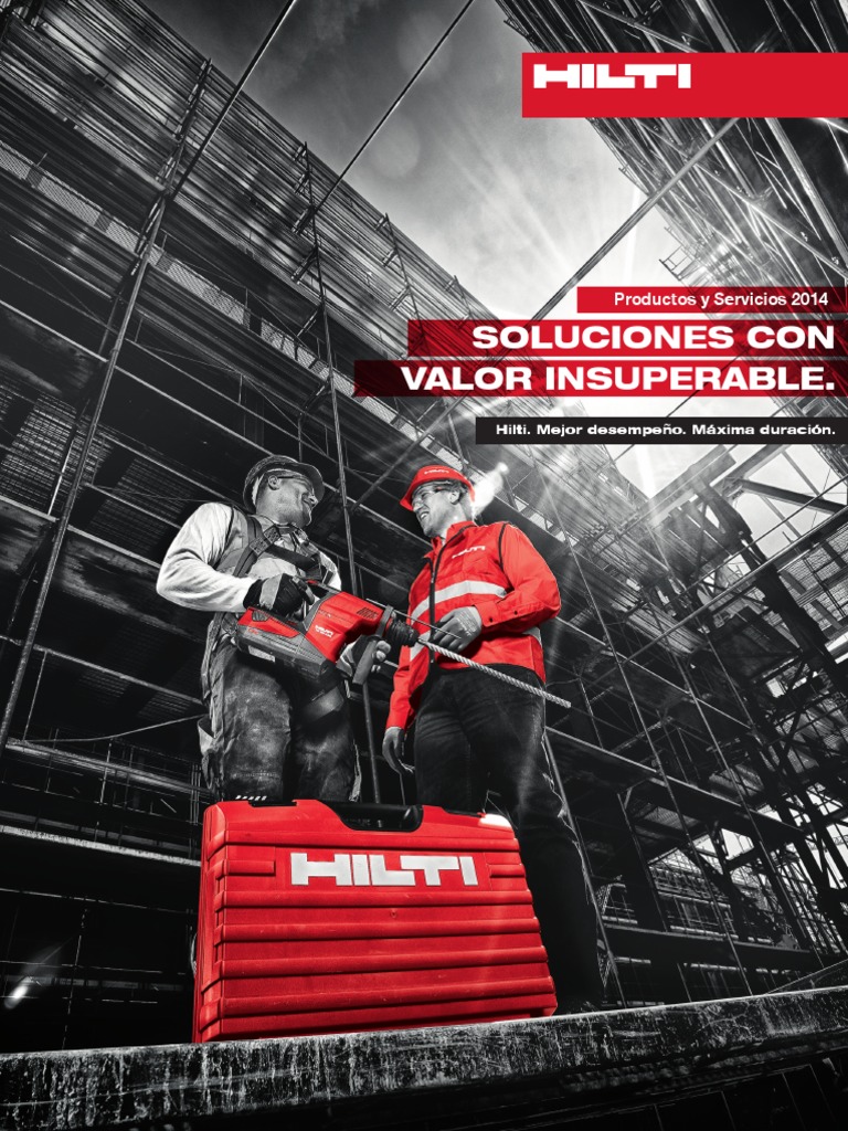 Catálogo Hilti 2014 PDF | PDF | Herramientas | Perforar