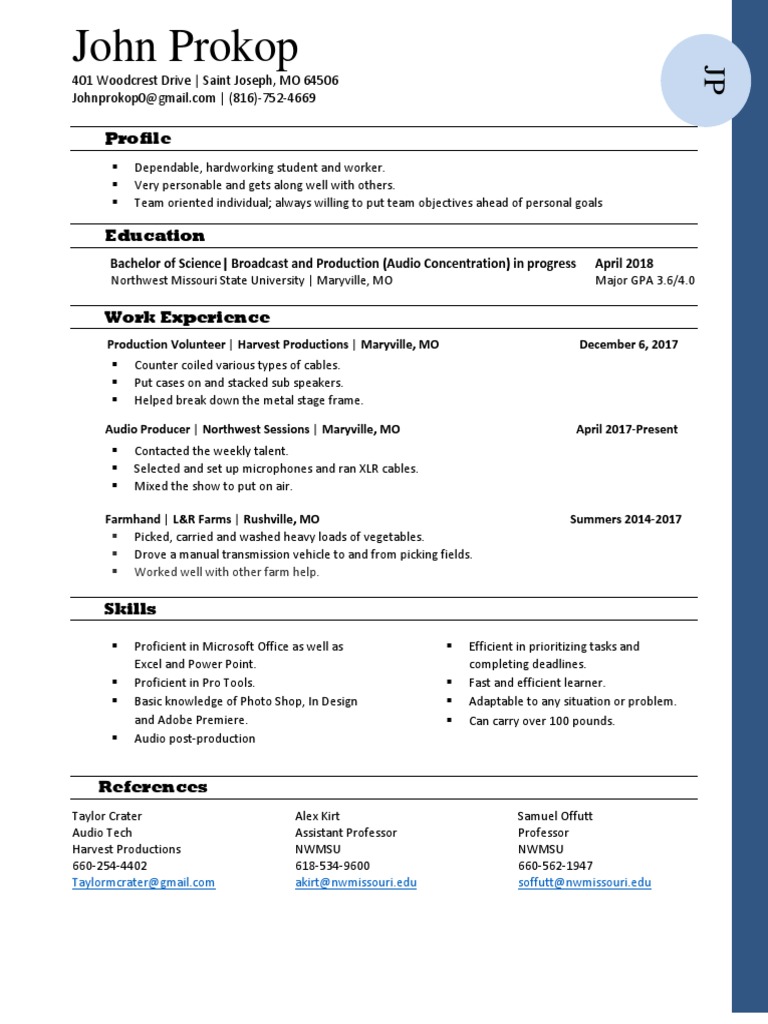 Resume For Class | Download Free PDF | Further Education
