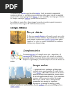 Material (Energía) 6° Primaria | PDF