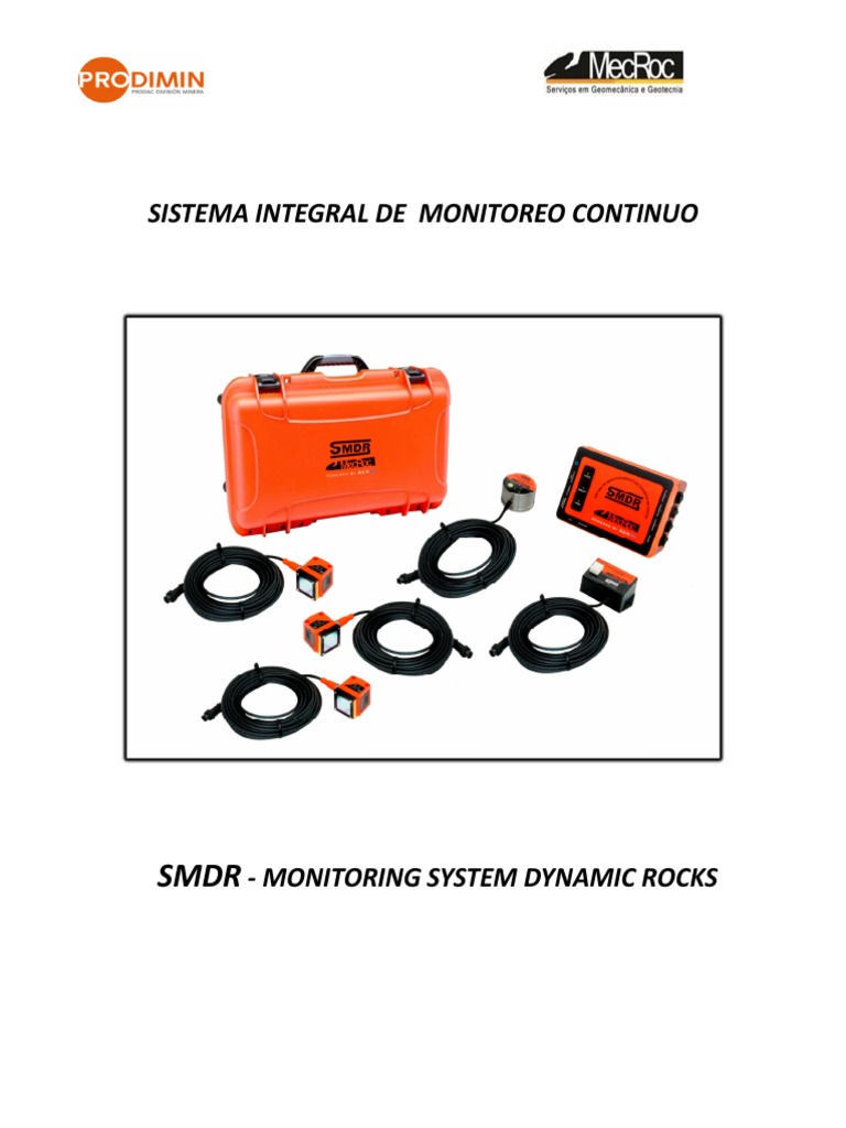 Sistema SMDR para Monitoreo Geomecánico | PDF | Minería | Sensor