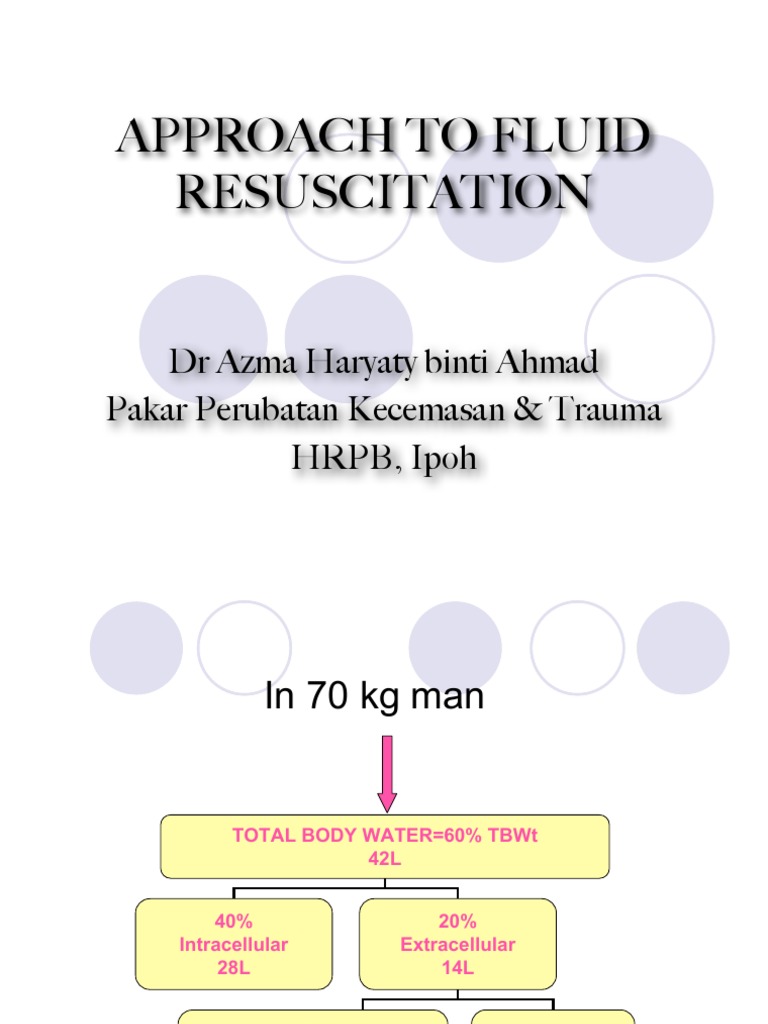 Fluid Resuscitation | PDF | Anatomy | Body Fluids