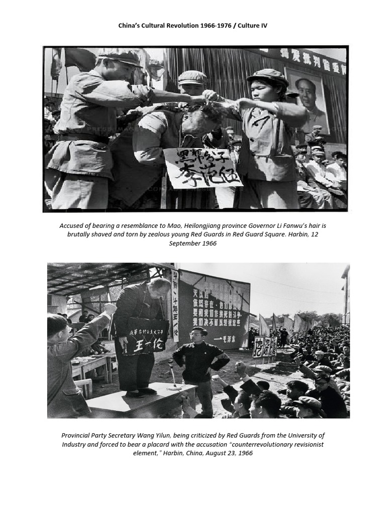 China's Cultural Revolution: Key Events | PDF | History | Religion ...