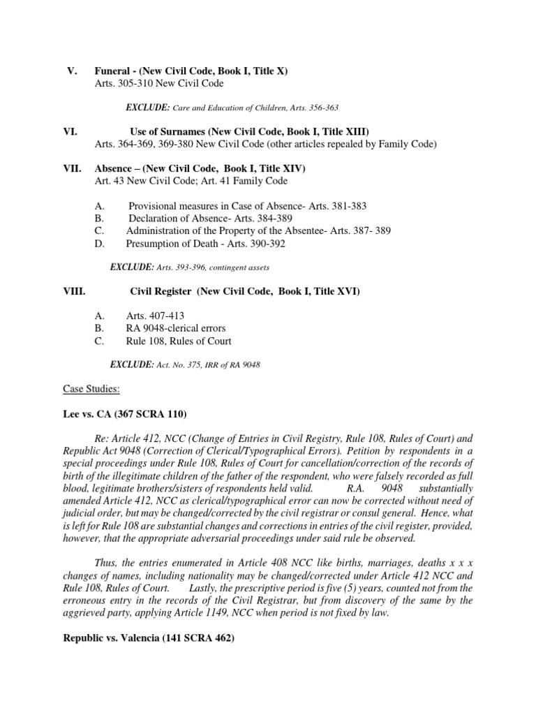 Law On Civil Register | PDF | Virtue | Constitutional Law