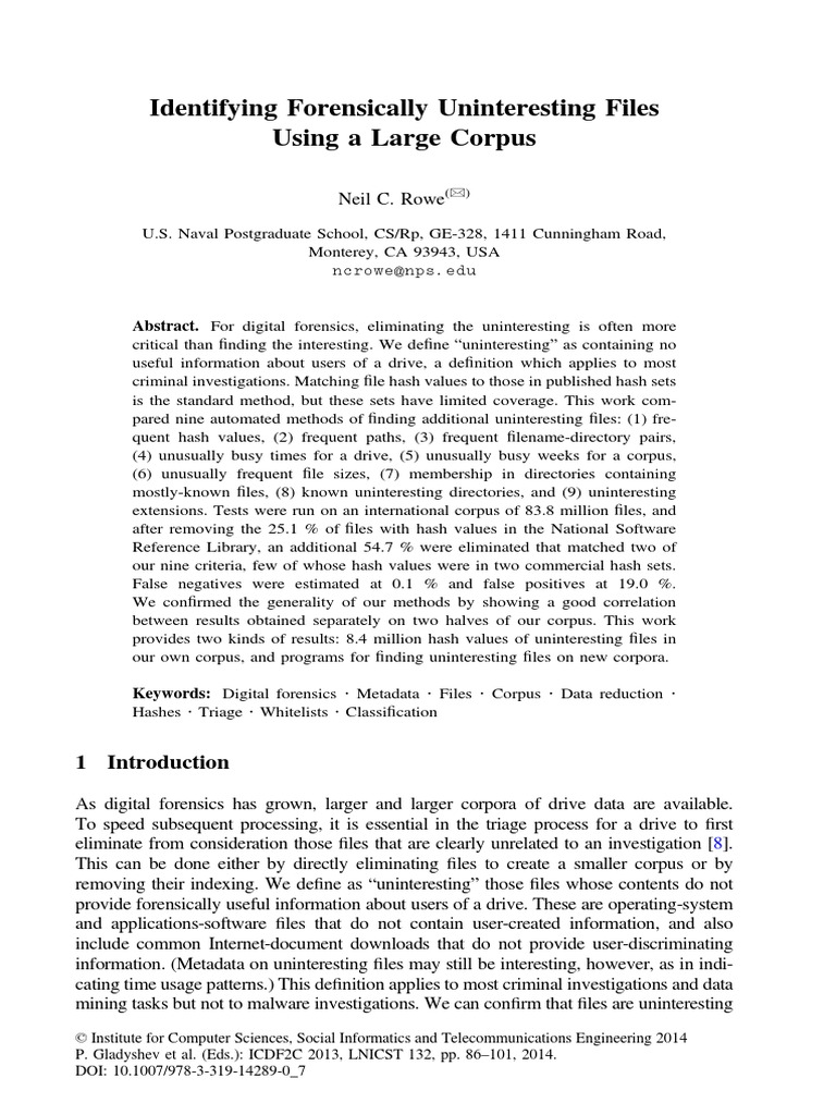 Identifying Unnecessary Files | PDF | Metadata | Computer File