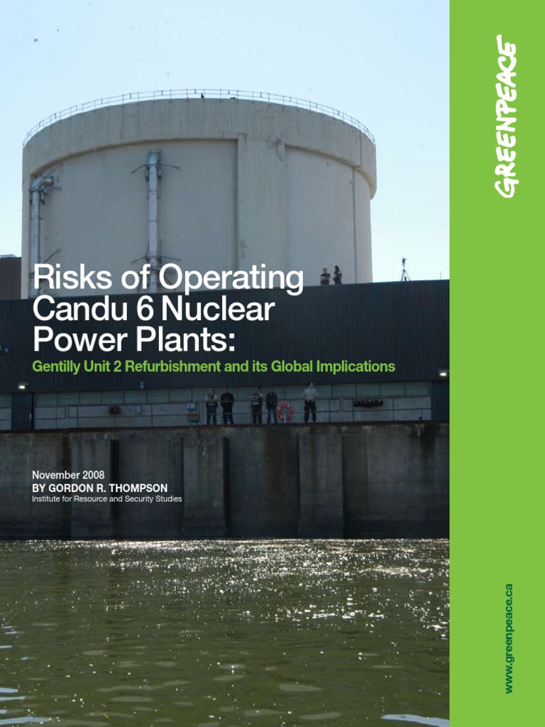 GP Report-Thompson-CANDU6 PDF | PDF | Nuclear Power | Nuclear Reactor