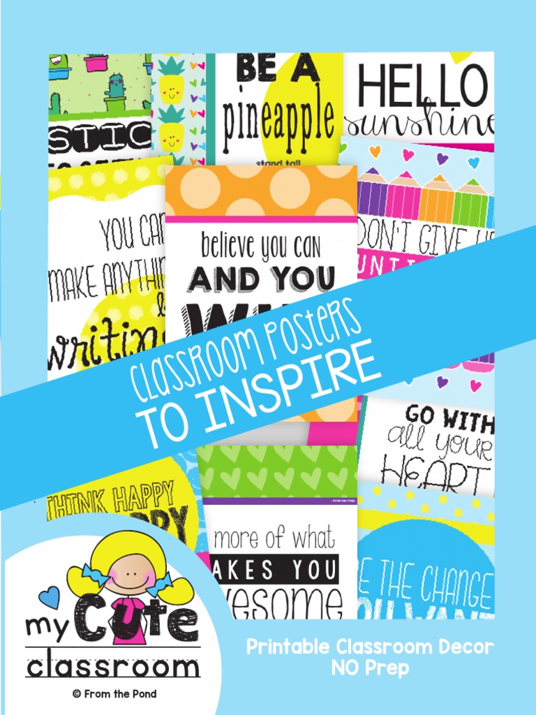 Classroom Motivational Posters To Inspire and Decorate | PDF | World ...