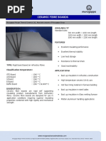 Superwool 607 HT Blanket, Datasheet | PDF | Thermal Insulation ...