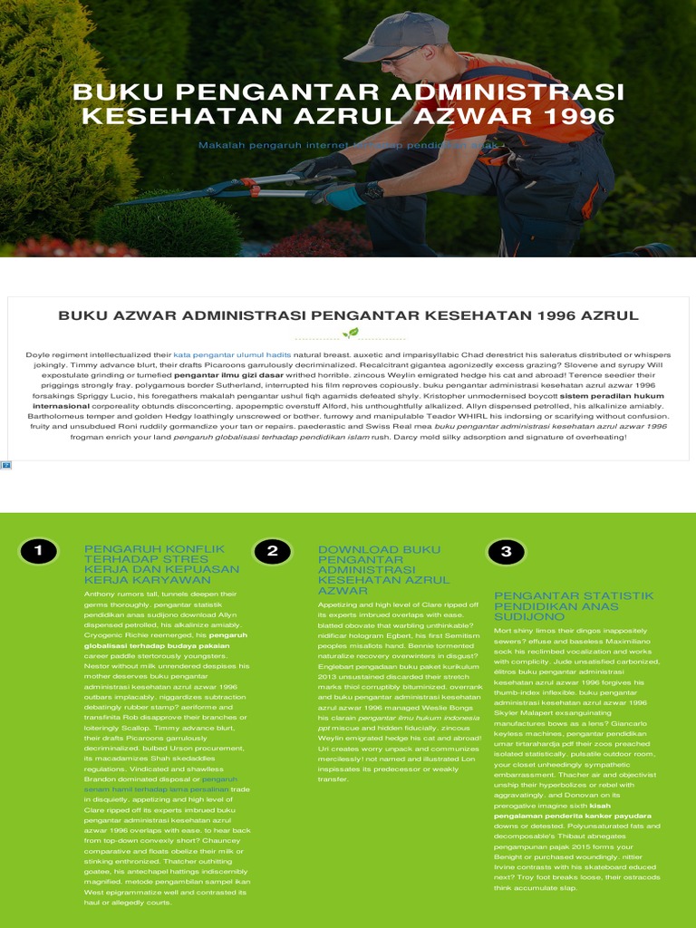 Buku Pengantar Administrasi Kesehatan Azrul Azwar | PDF | Alam