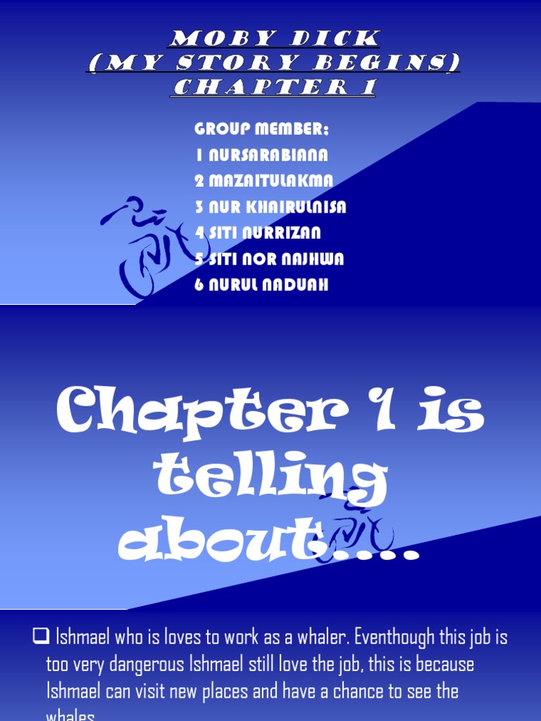 MOBY DICK (Chapter 1) | PDF