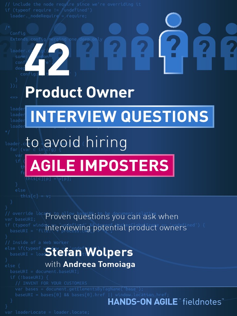 Age of Product 42 Product Owner Interview Questions To Avoid Imposters ...