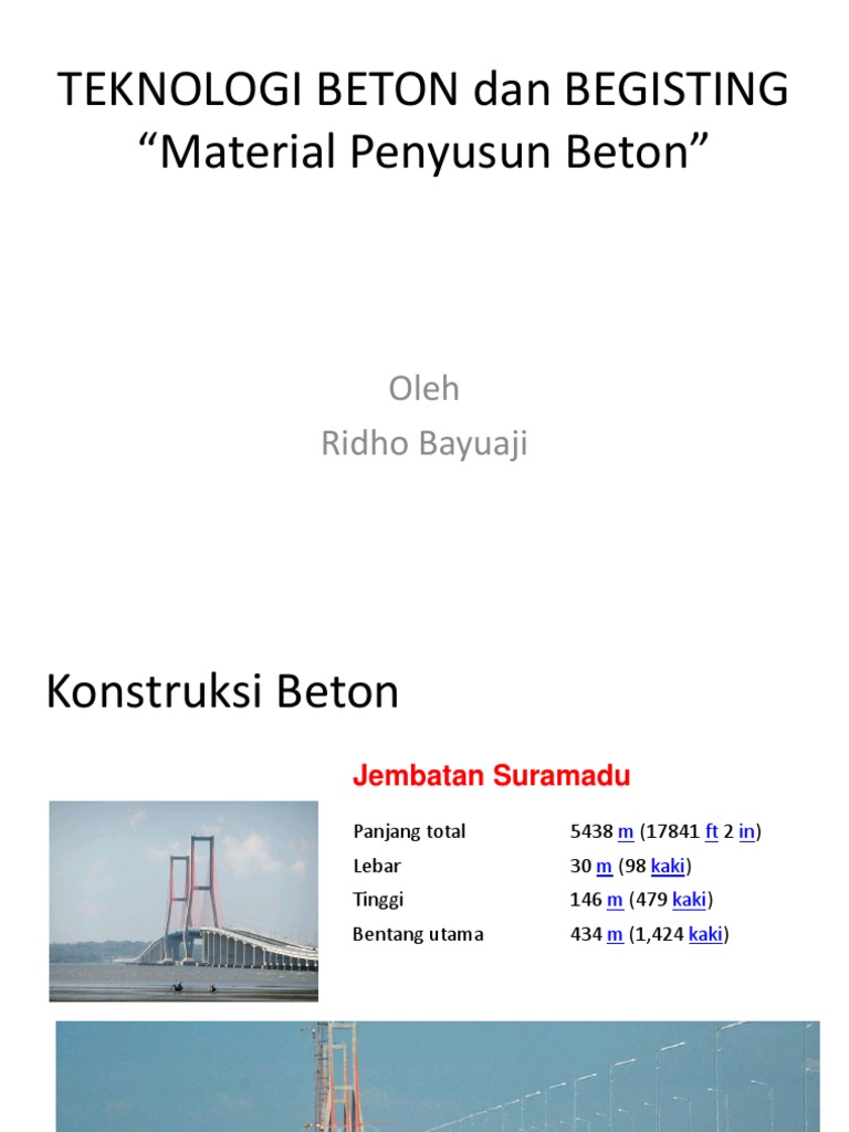 Modul Minggu Ke3, Material Penyusun Beton PDF | PDF