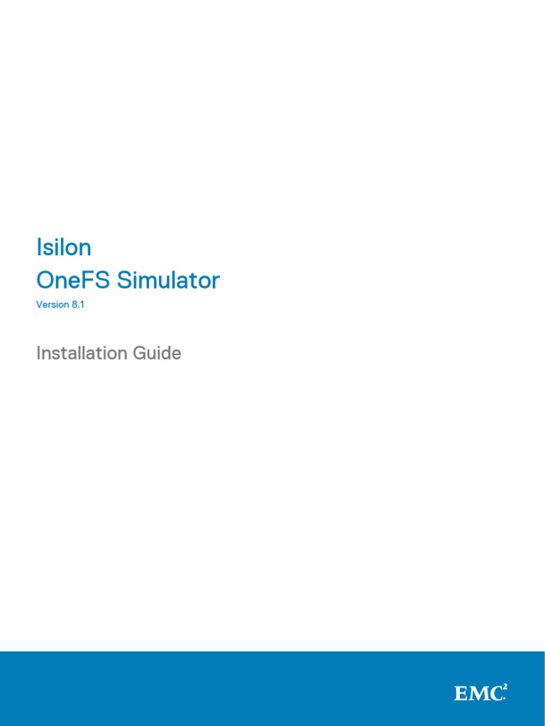 Isilon OneFS Simulator Install Guide | PDF | Ip Address | I Pv6