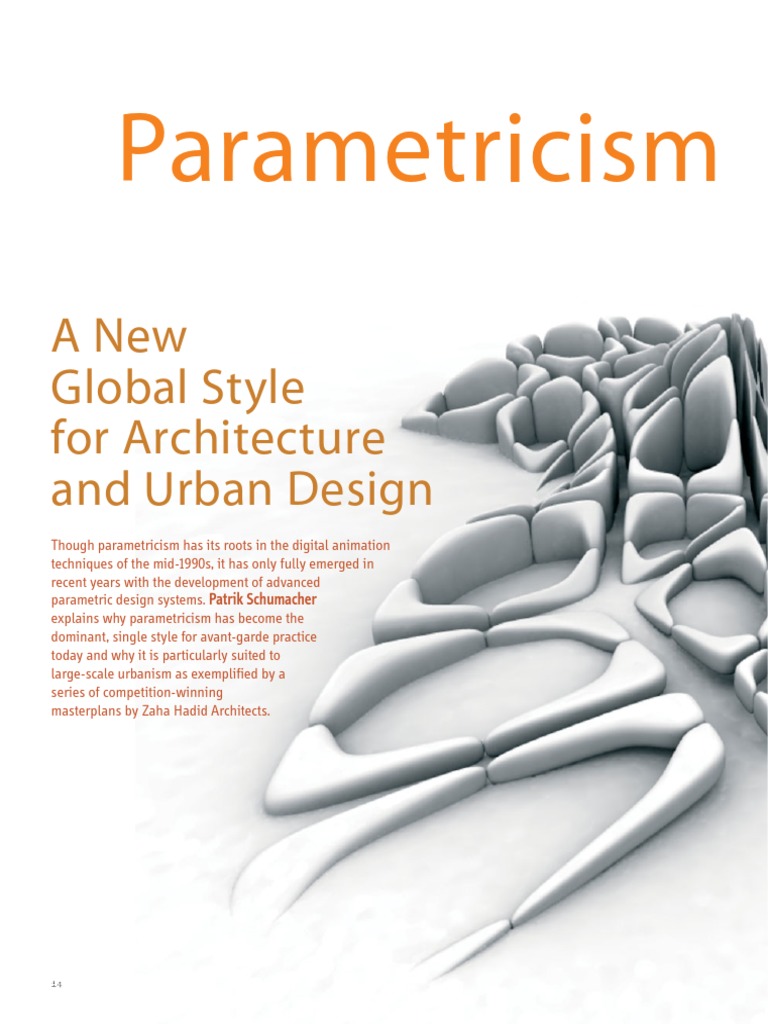 Parametricism A New Global Style For Arc | PDF | Science ...