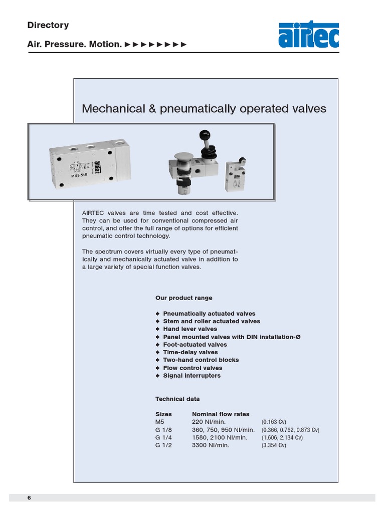 AIRTEC-Katalog Proizvoda | PDF | Valve | Cylinder (Engine)