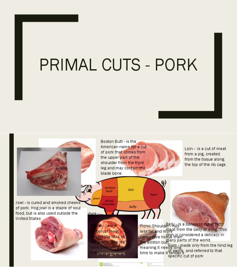 Overview of Pork Primal Cuts | PDF