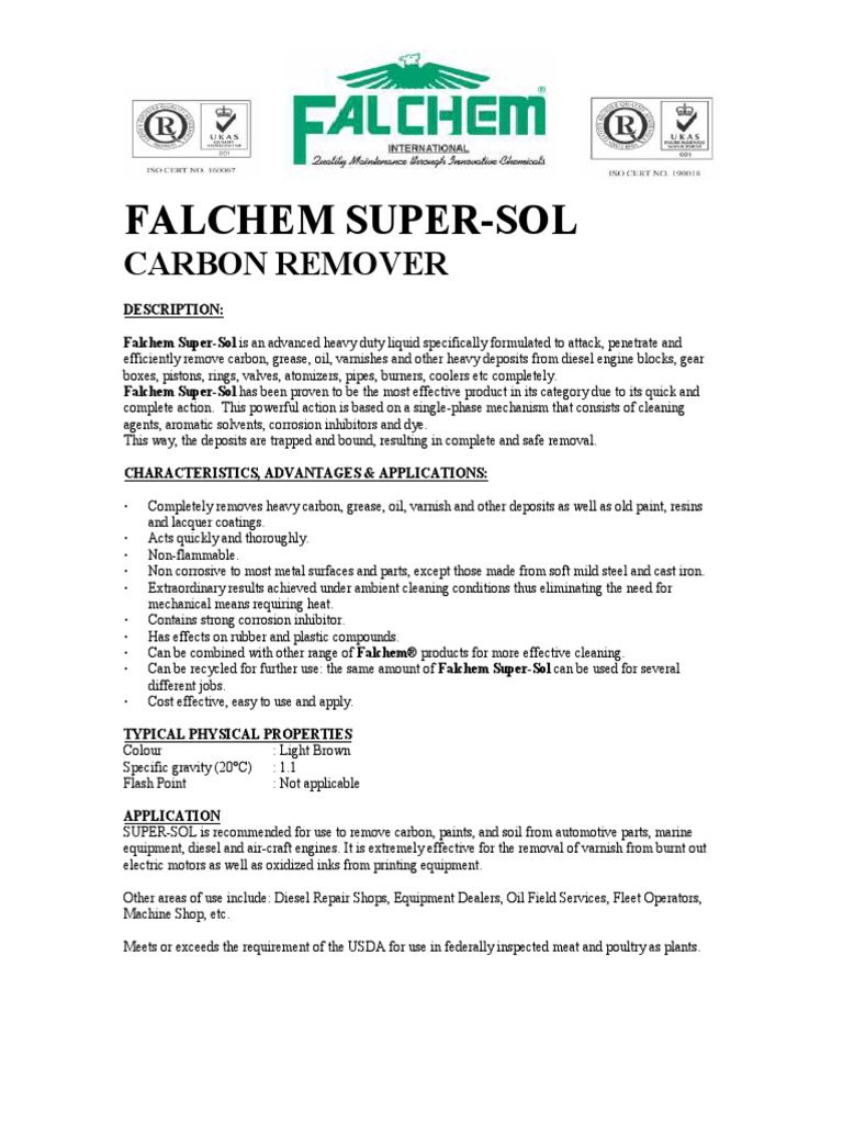Falchem Spec SUPER SOL | PDF | Varnish | Paint