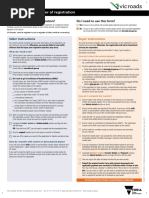 Vehicle Registration Transfer (Form F3520) | PDF | Identity Document ...