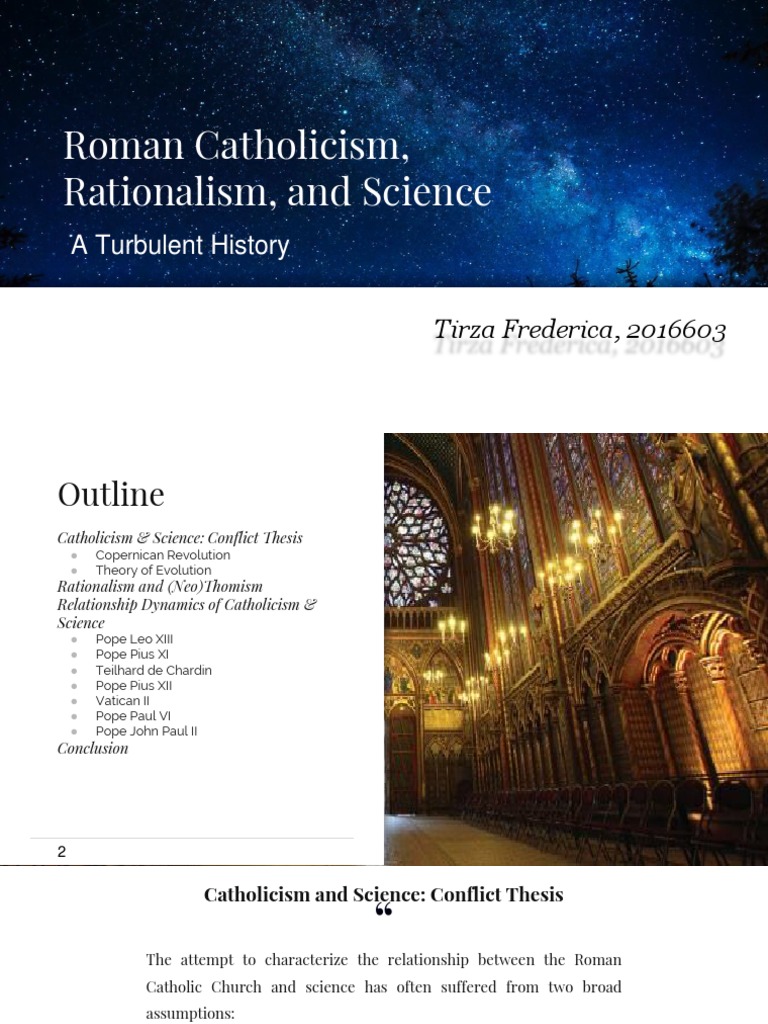 Roman Catholicism, Rationalism, and Science: A Turbulent History | PDF ...