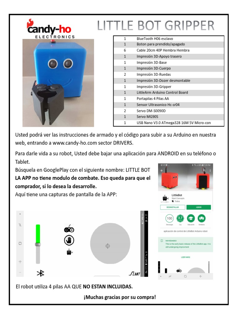 Little Bot Gripper | PDF
