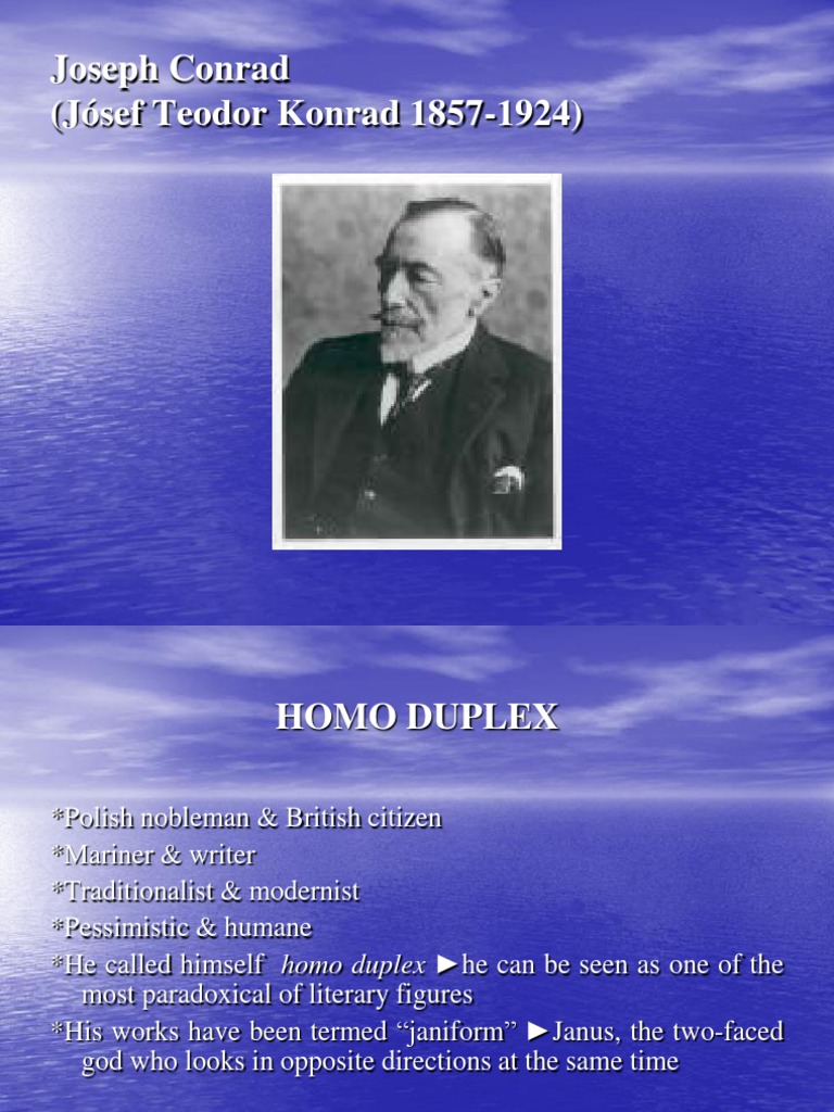 Joseph Conrad (Jósef Teodor Konrad 1857-1924) | PDF | Joseph Conrad ...