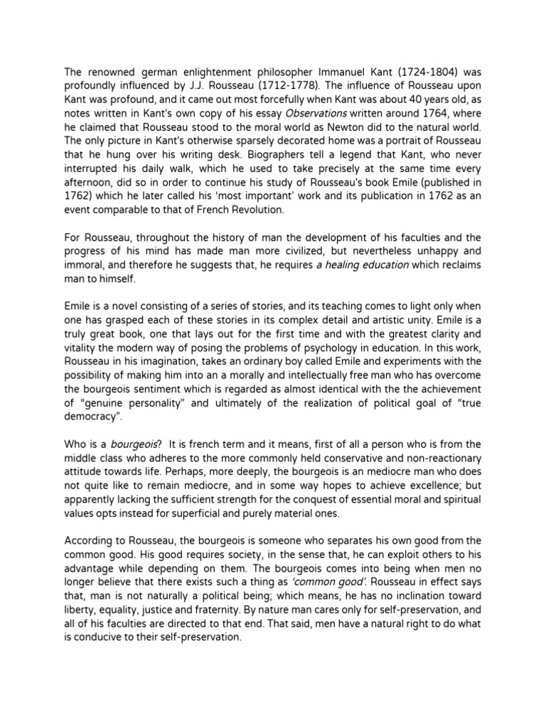 Emile | PDF | Jean Jacques Rousseau | Emile, Or On Education