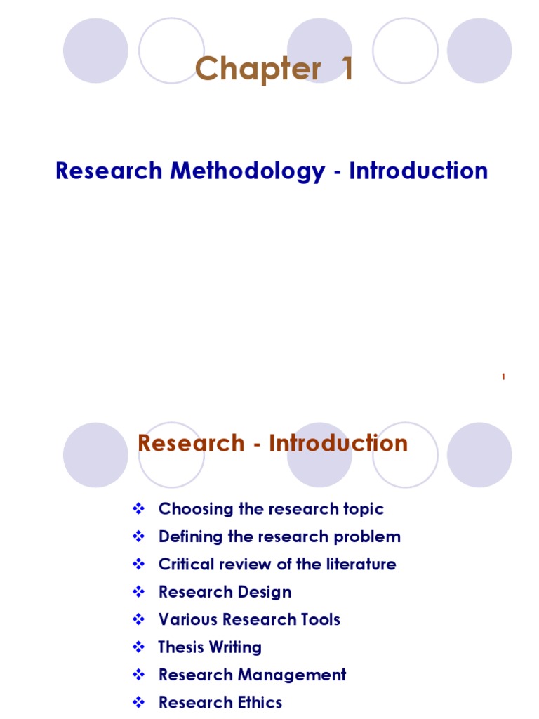 Research Methodology - Introduction | PDF | Hypothesis | Science