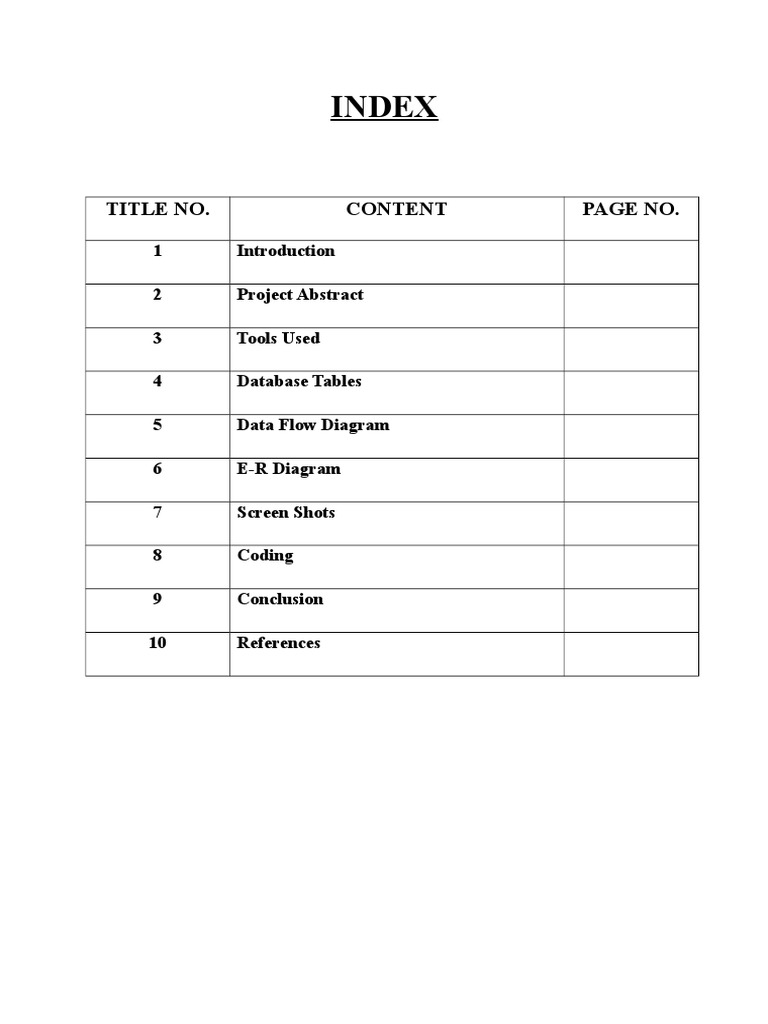 Index: Title No. Content Page No | Download Free PDF | Cyberspace ...