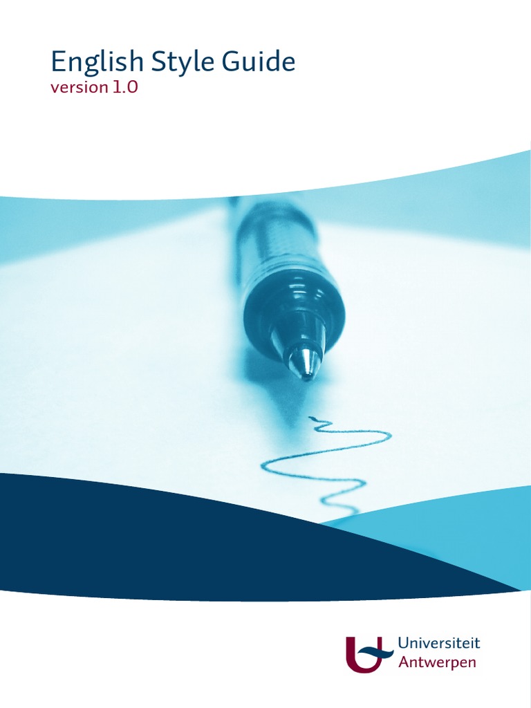English Style Guide 1.0 | PDF | English Language | Linguistic Morphology