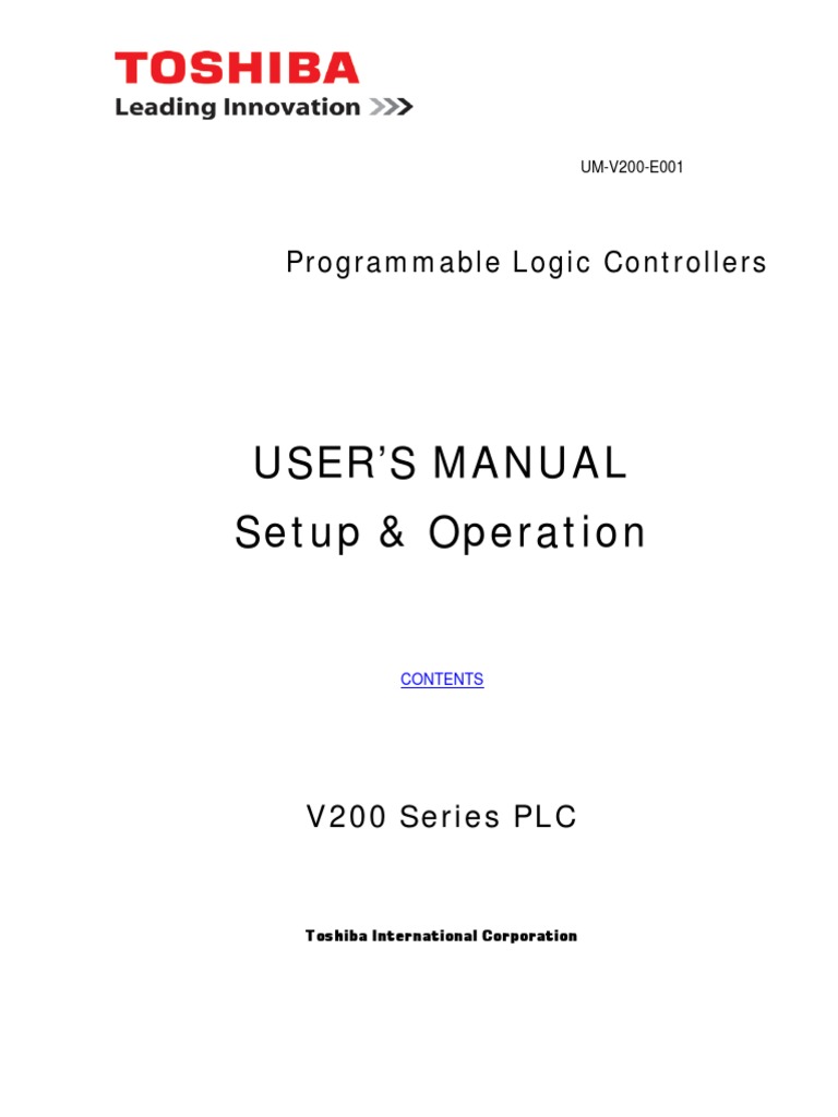 V200 Hardware & Setup 7316 | PDF | Programmable Logic Controller ...