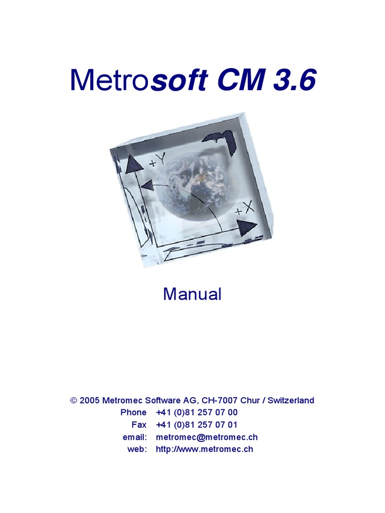 Metrosoft CM 360 | PDF | Sistema coordinado | Programa de computadora