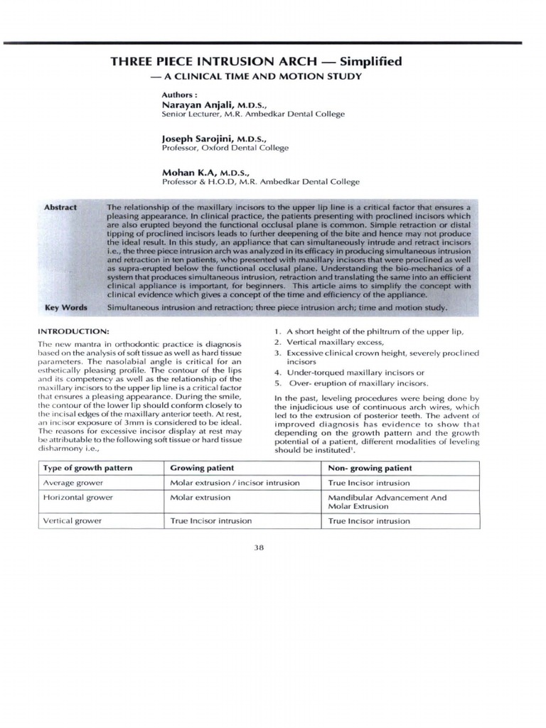 Three Piece Intrusion Arch - Simplified | PDF | Nature