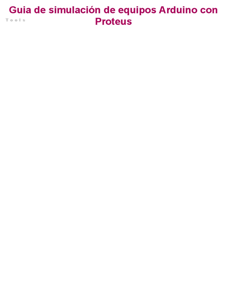 Guia de Simulación de Equipos Arduino Con Proteus | PDF