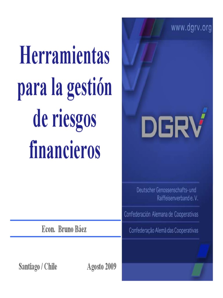 DGRV - Herramientas para La Gesti N de Riesgos - Bruno B Ez AGO2009 V18 PDF | PDF | Toma de ...