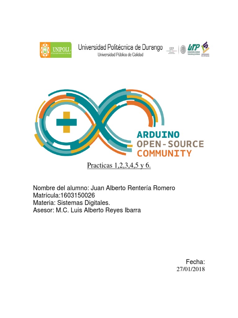 Practicas Básicas Arduino | PDF | Diodo emisor de luz | Arduino