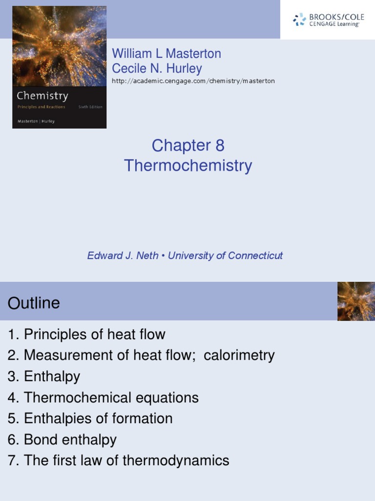 Thermochemistry: William L Masterton Cecile N. Hurley | PDF | Calorie ...
