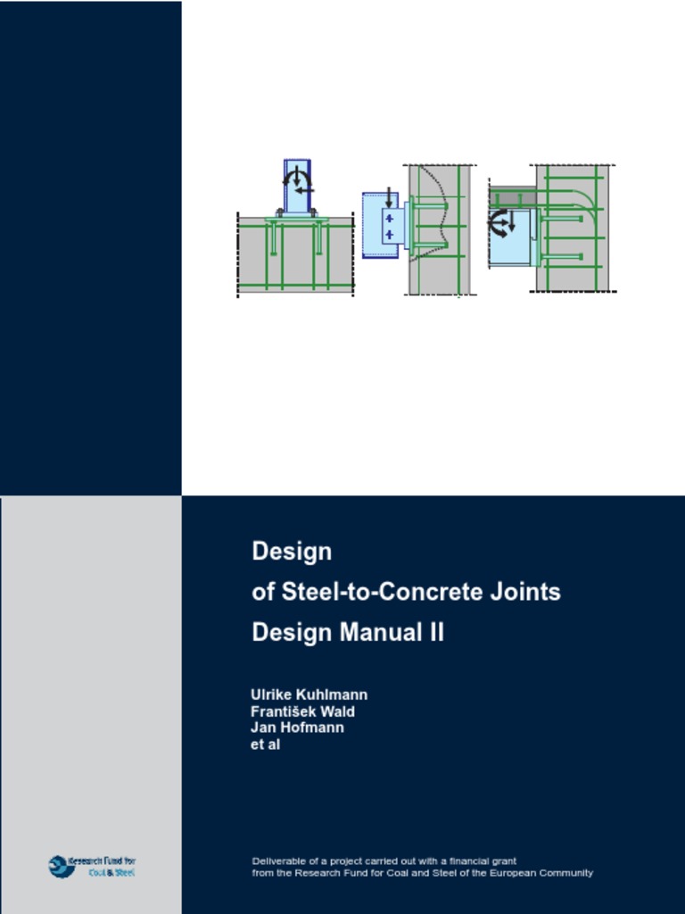 Steel To Concrete Joints Design-Manual II en | PDF | Beam (Structure ...