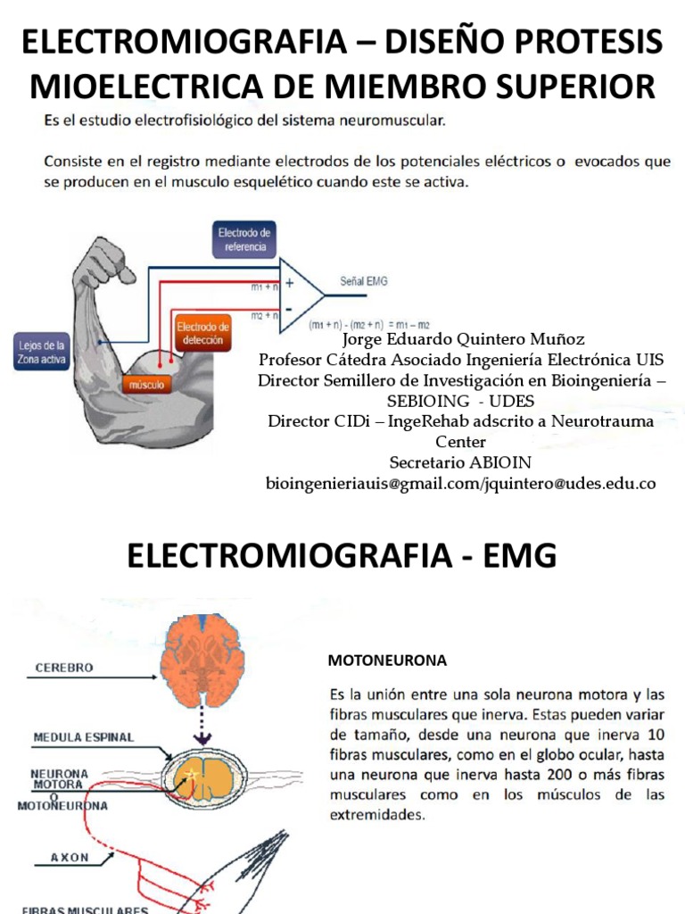 Protesis Mioelectricas | PDF | Filtro electronico | Procesamiento de la ...