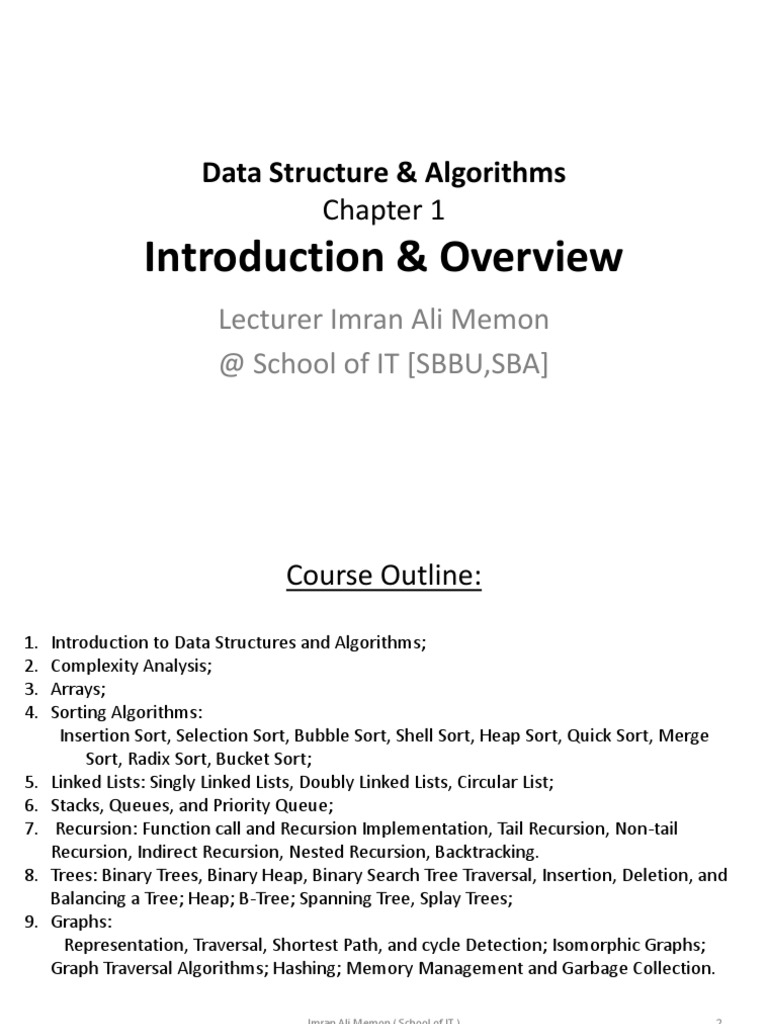 Dsa ch1 Introduction | PDF | Array Data Structure | Queue (Abstract Data Type)