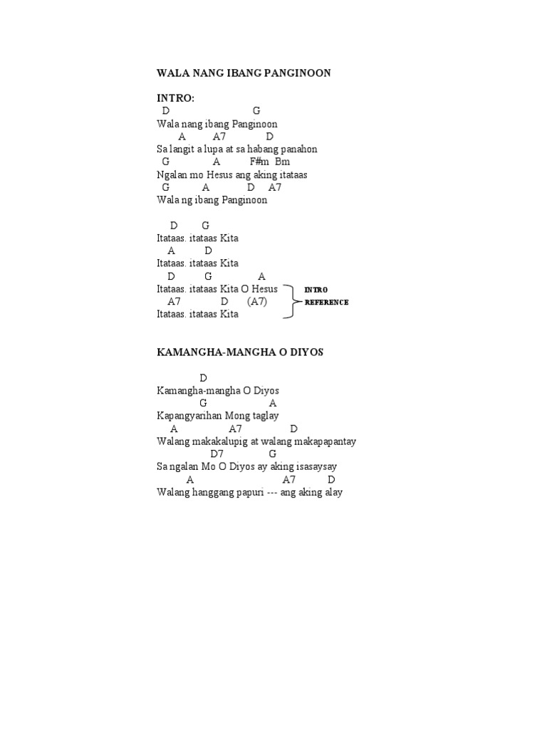 Wala Nang Ibang Panginoon | PDF