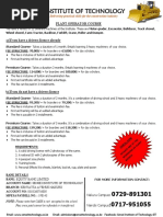 NTSA Driving Test Score Sheet | PDF | Traffic | Road