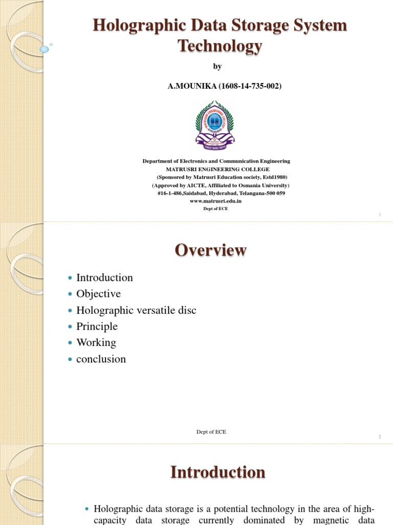 Holographic | PDF | Holography | Computer Data Storage