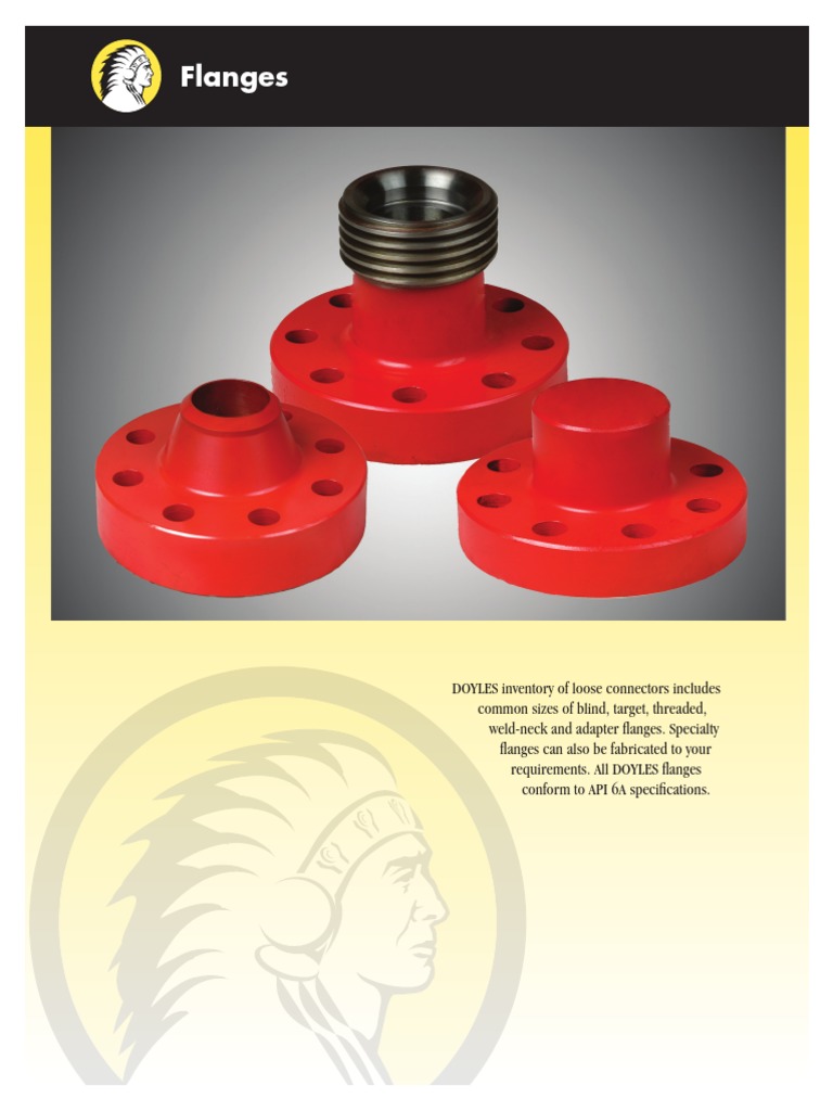 API 6a Flanges | PDF | Gas Technologies | Metalworking
