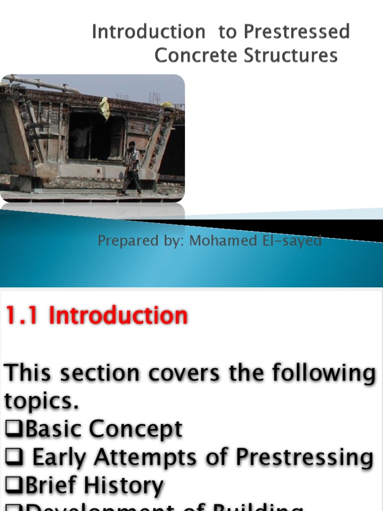 History of Prestressed Concrete | PDF | Prestressed Concrete | Concrete