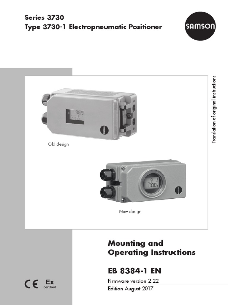 Samson 3730 | PDF | Valve | Screw