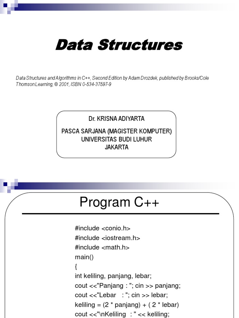 Data Structure Presentation Jan'18 | PDF | Data Type | Array Data Structure