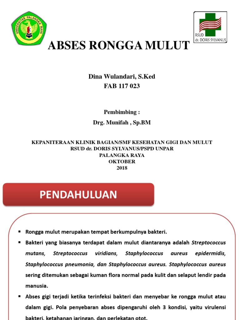Abses Rongga Mulut Dina | PDF