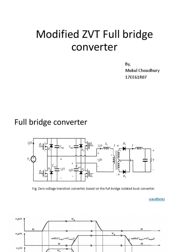 Full Bridge Phase Shift Converter | Download Free PDF | Electrical ...