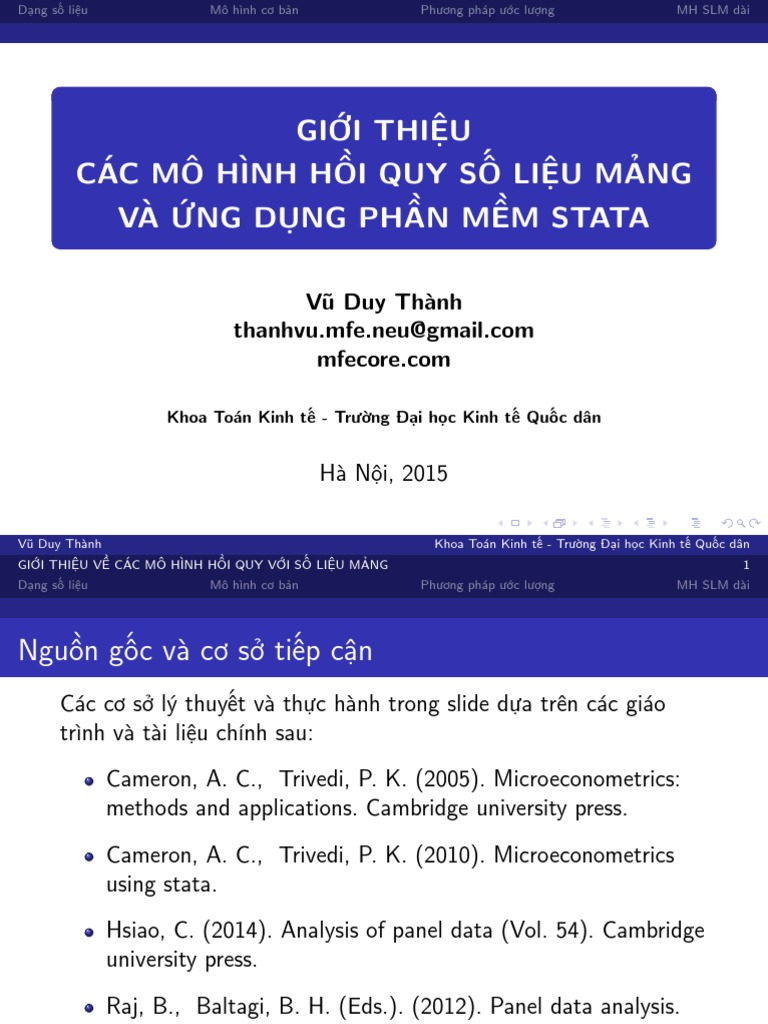 Phan Tich So Lieu Mang Intro | PDF