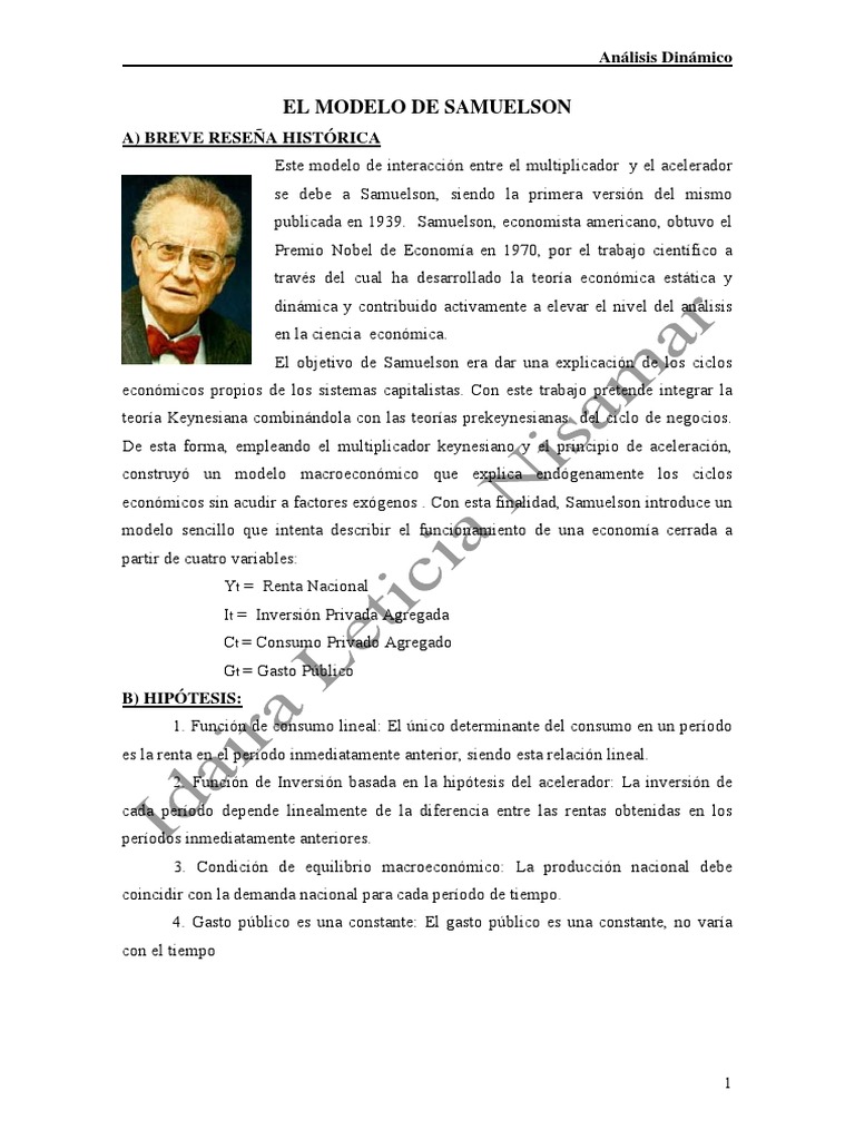 Samuelson PDF | PDF | Economía keynesiana | Macroeconómica