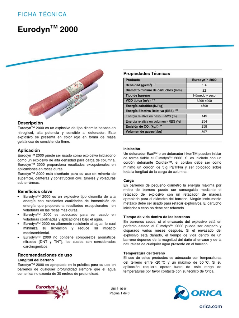Eurodyn 2000 - TDS - Es - 2015-10-01 - Spain PDF | PDF | Material ...